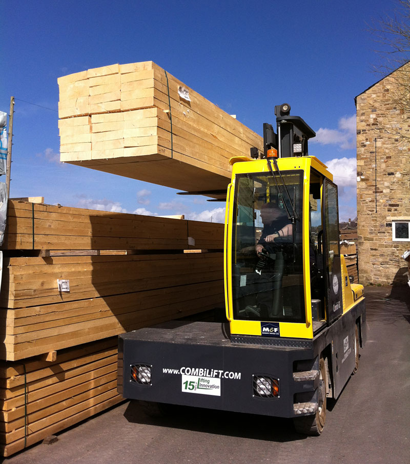 Combilift 4-Rad Seitenstapler Dieselstapler